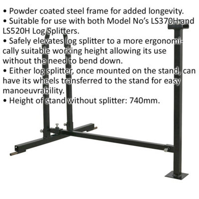 Horizontal Log Splitter Stand for ys05343 & ys05351 Log Splitters ...