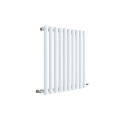 Horizontal Single Panel Radiator - 600mm x 586mm - 1477 BTU - Gloss ...