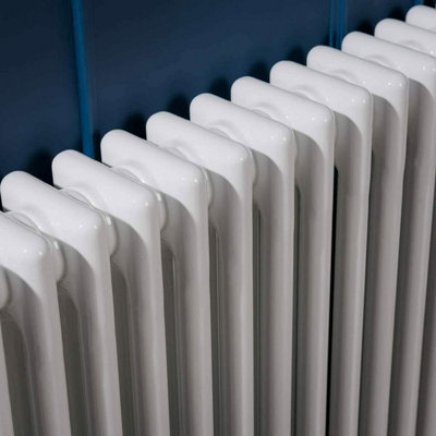 HORIZONTAL TRADITIONAL 2 COLUMN RADIATOR WHITE (H)300MM (W)425MM 957 ...