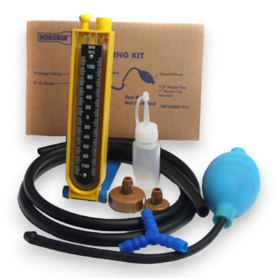 Horobin Drain Air Testing Kit - U Gauge & Accessories