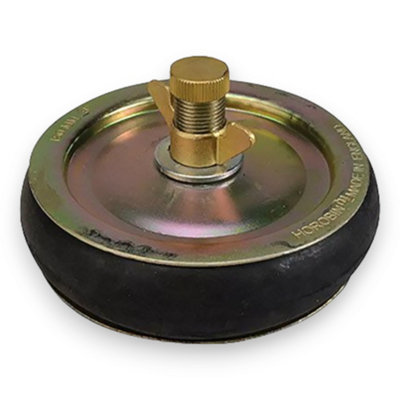 Horobin Steel Drain Stopper Test Plug 150mm (6") x 1/2" Outlet | DIY at B&Q