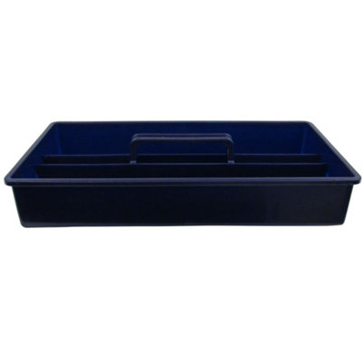 Horse Grooming Large Tack Box Blue (Equestrian Step Up Storage Case)