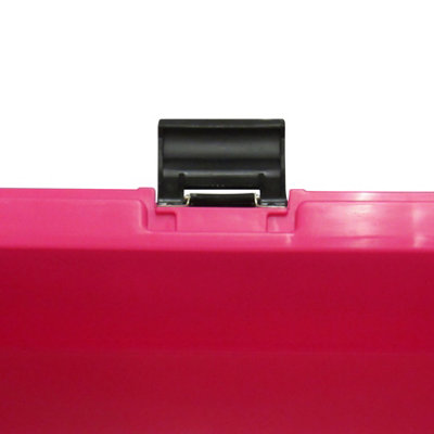 Horse Grooming Large Tack Box Pink (Equestrian Step Up Storage Case)