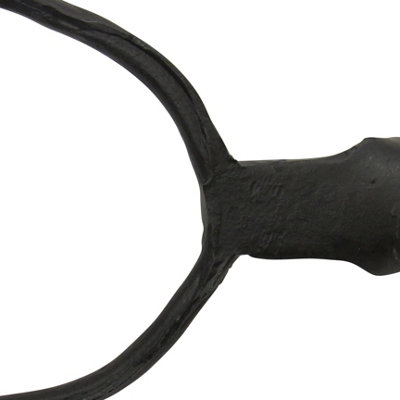 HORSE STABLE HAY PITCHFORK - 2 PRONG (FARM FORK MANURE GARDEN BLACK)