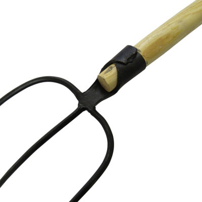 Horse Stable Hay Pitchfork - 3 Prong (Farm Fork Manure Garden Black)