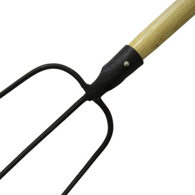 Horse Stable Hay Pitchfork - 3 Prong (Farm Fork Manure Garden Black)