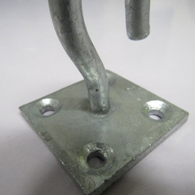 Horse Tie Hook on Plates Galvanised - Pack of 4 (Rope Chain Tether ...