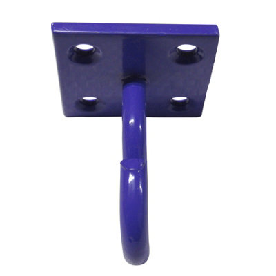 Horse Tie Hook on Plates Purple - Pack of 10 (Rope Chain Tether Stable ...
