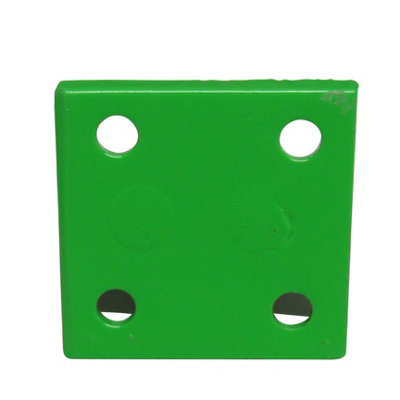 Horse Tie Staple on Plates Green - Pack of 4 (Rope Chain Tether Stable ...