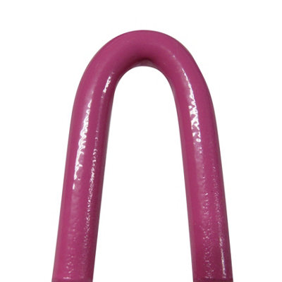 Horse Tie Staple on Plates Pink - Pack of 4 (Rope Chain Tether Stable ...