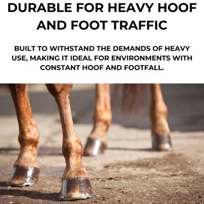 Horsebox Ramp Mat Grip Top Non-Slip Trailer Rubber 5mm Thick 1.5M Wide ...