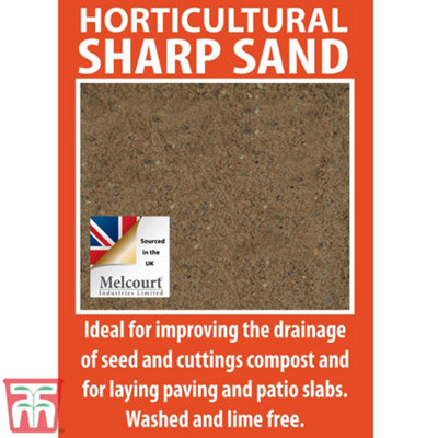 Horticultural Sharp Sand 20kg Bag x 1 Unit