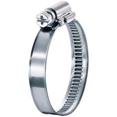 Hose Clips Pipe Clamps 70-90mm ( Pack of: 2 ) Pack of: 2 Worm Drive ...