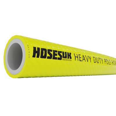 Hoses UK 5mm Bore Yellow PVC Heavy Duty Reinforced Hard Core Window ...