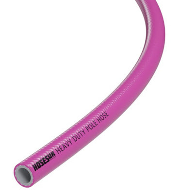 Hoses UK 6mm Bore Pink PVC Heavy Duty Reinforced Hard Core Window ...