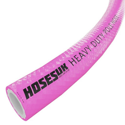 Hoses UK 6mm Bore Pink PVC Heavy Duty Reinforced Hard Core Window ...