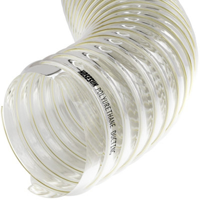 Hoses UK Polyurethane PU Flexible Ducting 150mm ID x 8 Metres Long