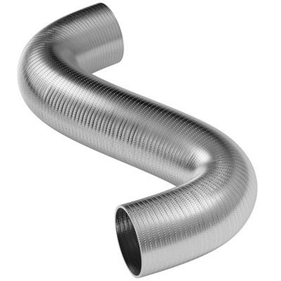 Hoses UK Semi-Rigid Flexible Aluminium Extraction Ducting 150mm ID x 4 ...