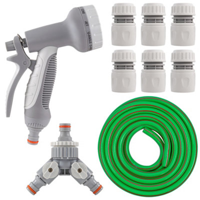 hot/cold dog shower kit with 5m hose,multi spray hose gun,adjustable ...