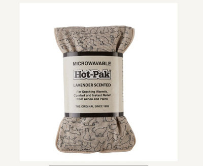 Hot-Pak Microwavable Wheat Filled Heat Pack With Lavender Scent Cats