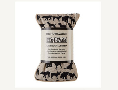 Hot-Pak Microwavable Wheat Filled Heat Pack With Lavender Scent Dogs