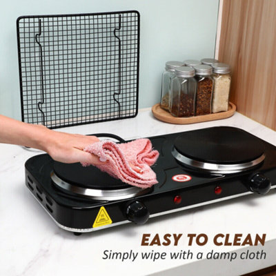 Hot Plate Electric Cooker Single Portable Table Top Kitchen Hob Stove UK