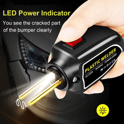 HOT STAPLER GUNS PLASTIC REPAIR CAR BUMPER WELDING WELDER MACHINE KIT+ ...