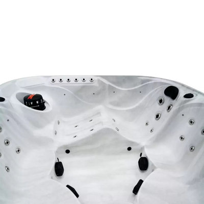 Hot Tub Master Sunshine Bay 6-Person Acrylic Hot Tub with 40 ...