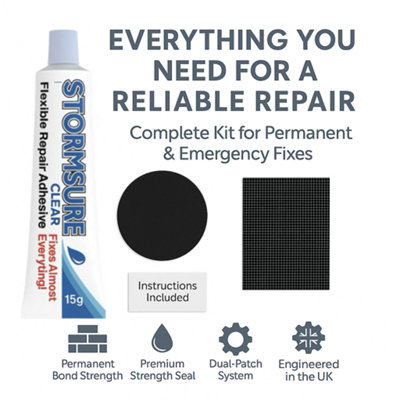 Hot Tub Repair Kit Heavy Duty Waterproof Patches & Adhesive for ...