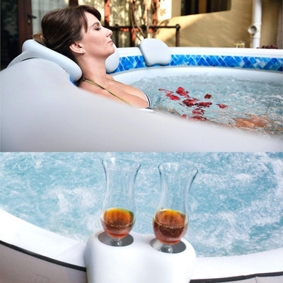 Hot Tub Spa Alpine Spa Hot Tub Luxury Comfort Set Accessory Kit (Two ...