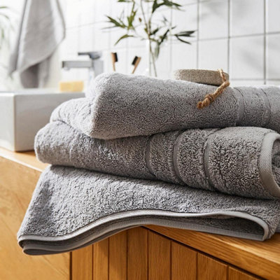 Hotel Luxury Heavweight Bath Sheet - Smoke Grey