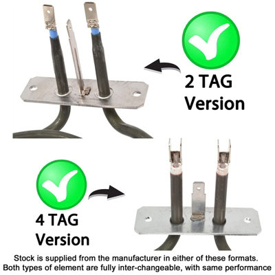 Hotpoint Fan Oven Cooker Heater Heating Element 2 Turn 2000W