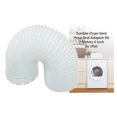 Hotpoint Tumble Dryer Vent Hose And Adaptor Kit 2 Metres 4 Inch | DIY ...