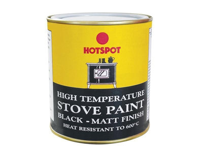 Hotspot Stove Paint Matt - Black 500ml