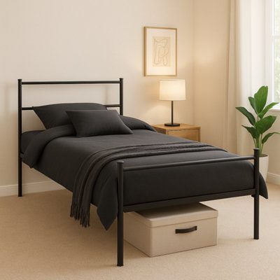 Metal bed frame full store