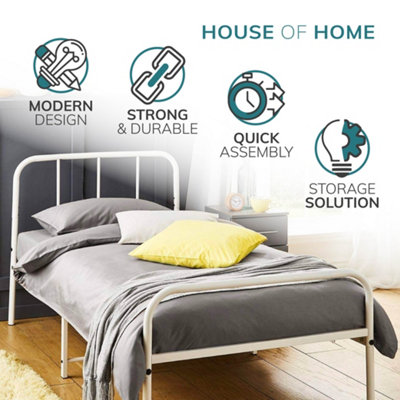 Extra strong single bed frame store