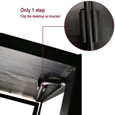 House of Home Multifunction Folding Desk Portable Compact Computer ...