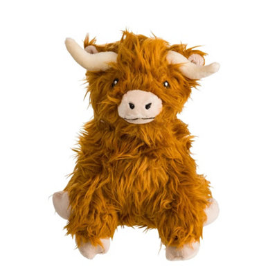 House Of Paws Highland Cow Plush Toy Brown (One Size)