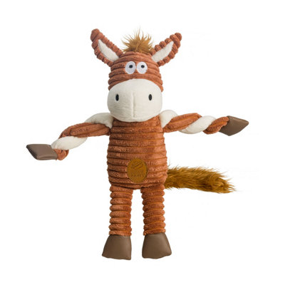 House Of Paws Horse Dog Toy Brown/Beige (38cm)