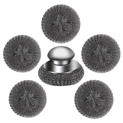 Household cleaning ball PET steel wire ball 6pcs