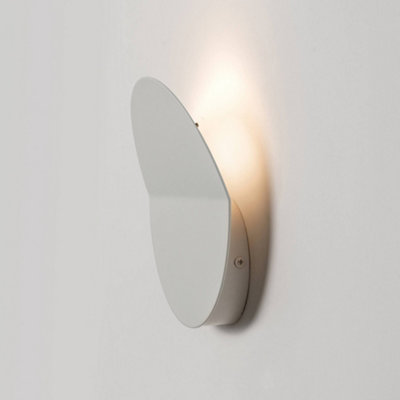 houseof Metal Round Diffuser Wall Light Uplighter - Off White Sand / Cream