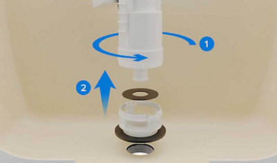 How to fix a toilet flush Ideas Advice DIY at B Q