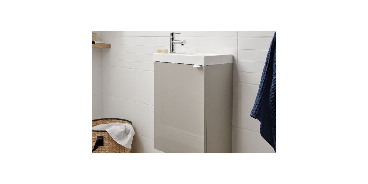 Installing an integrated basin to a vanity unit at B&Q