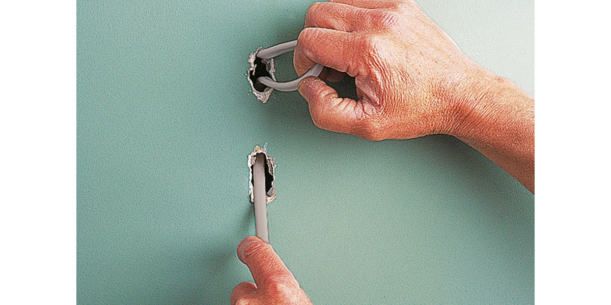 How to run a new electrical cable at B&Q