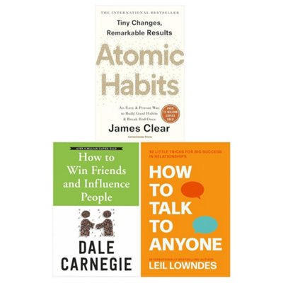 How To Talk To Anyone, Atomic Habits, How To Win Friends And Influence ...