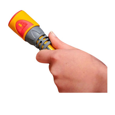 Hozelock Aquastop Hose Connector Yellow/Grey/Red (One Size)