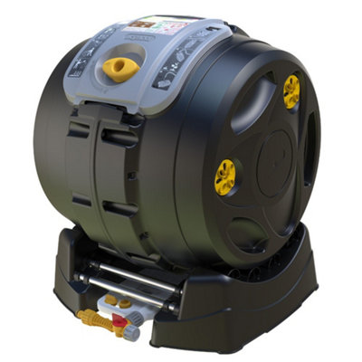 Hozelock Easymix 2 In 1 Tumbling Composter Rotating Plastic Bin Barrel ...