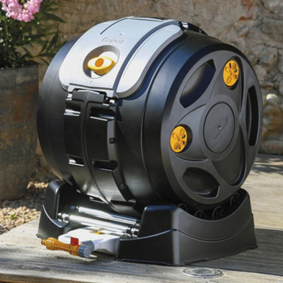 Hozelock Easymix 2 In 1 Tumbling Composter Rotating Plastic Bin Barrel ...