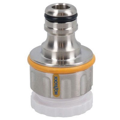 Hozelock Outdoor Garden Tap Hose Threaded Tap Connector 3/4in - 1/2in ...