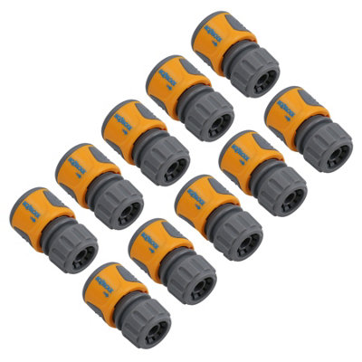 HOZELOCK QUICK RELEASE WATER GARDEN HOSE PIPE END CONNECTOR FITTING 10PC